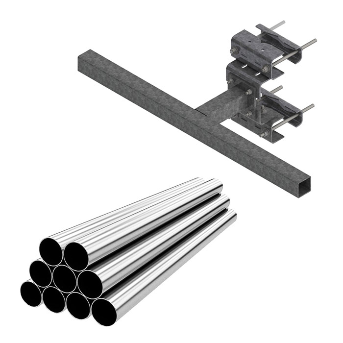 Pipes, pipe mounts & site hardware | ANDREW
