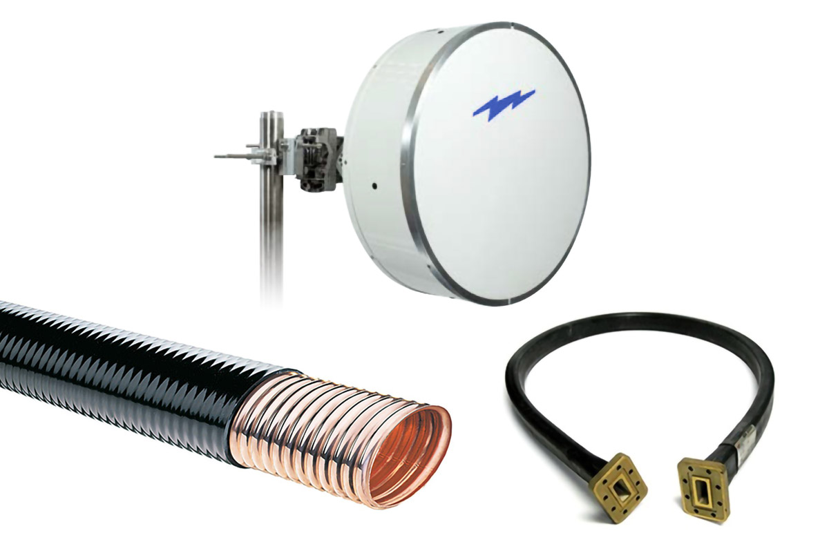 Microwave antennas, transmission lines, connectors, pressurization ...